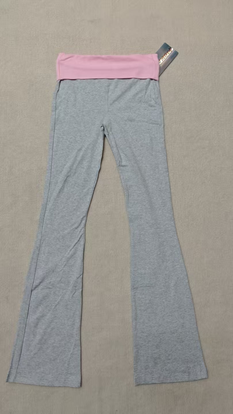 Blush Waist Flare Yoga Pants – Shervie Art Studio